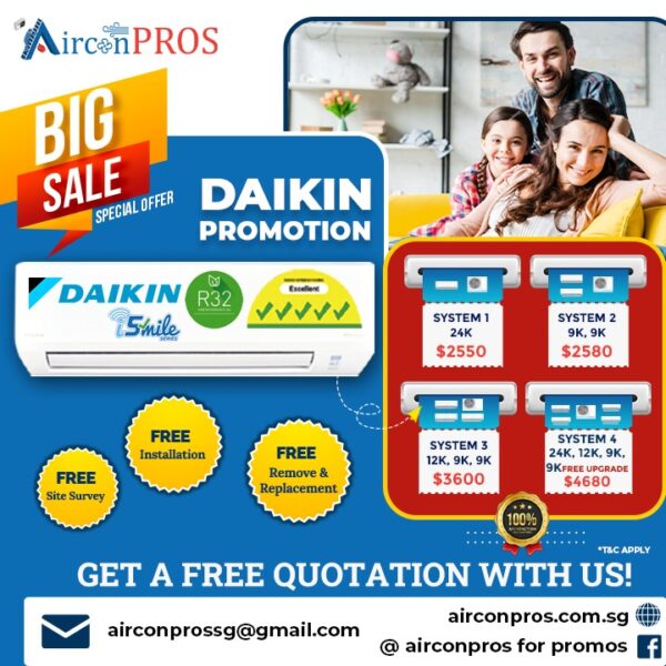Best Daikin Aircon Promotion Singapore | Daikin Aircon price