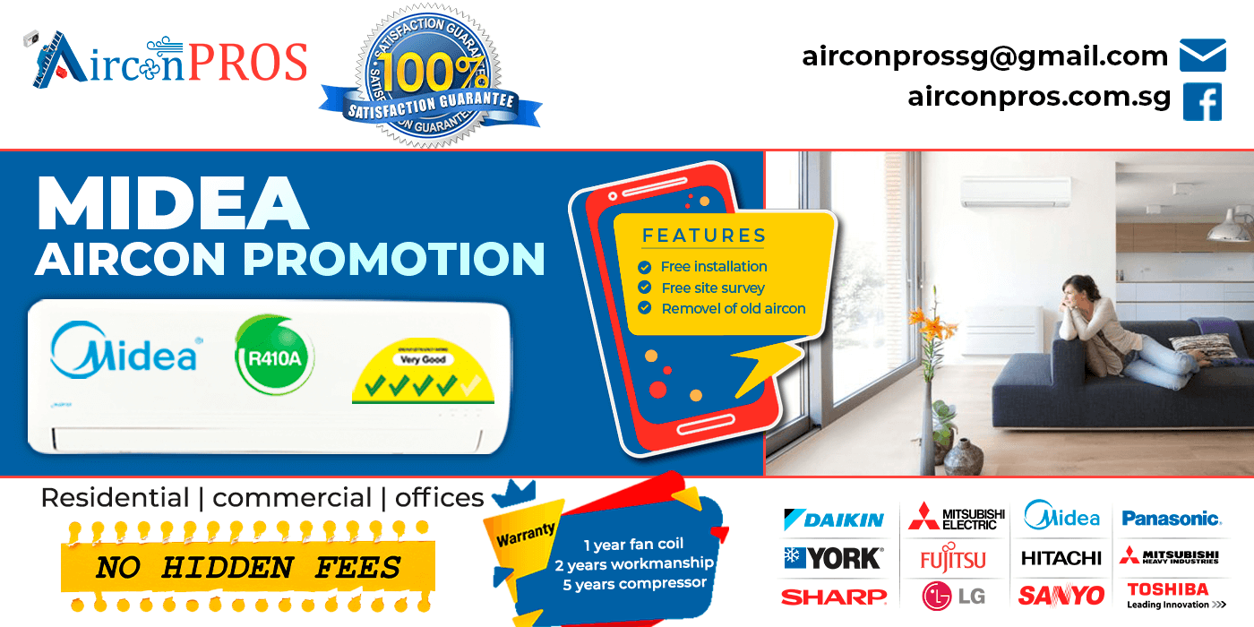 Midea Aircon Promotion | Midea Aircon promotion Singapore 2022