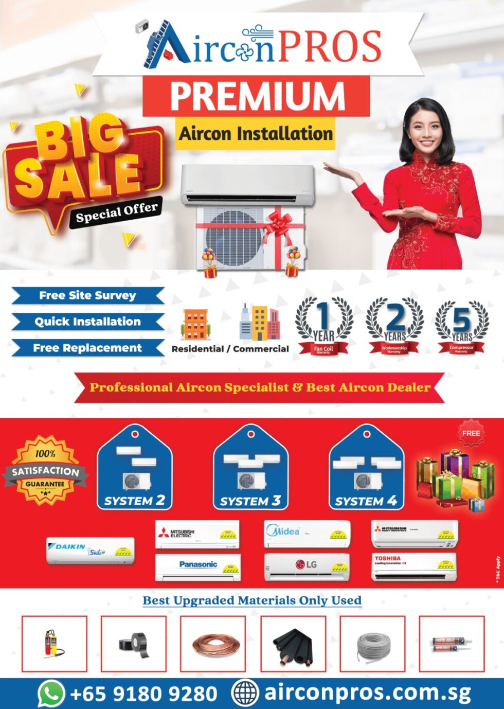 #1 Best Aircon Installation Company ,Singapore | Affordable price
