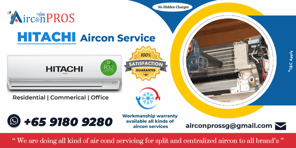 Hitachi aircon service - Best aircon service company,singapore - Airconpros