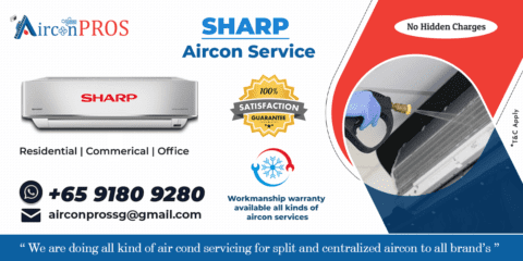 Sharp aircon service - Best aircon service company,singapore - Airconpros