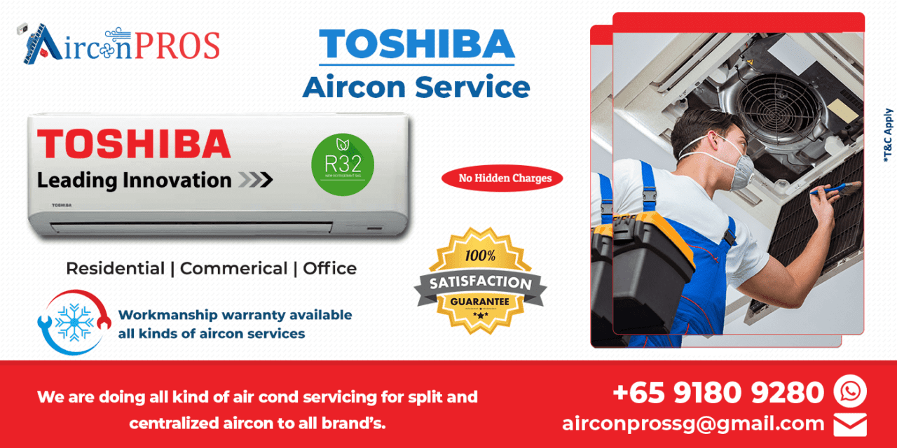Toshiba aircon service - Best aircon service company,singapore - Airconpros